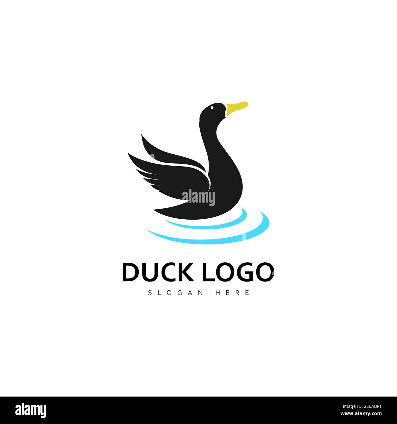duck logo vector icon template Stock Vector Image & Art - Alamy
