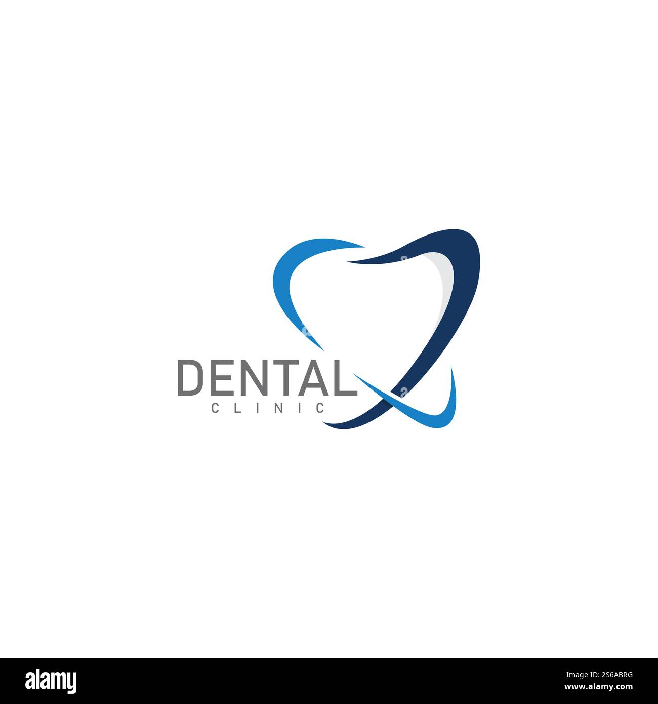 dental line style logo. dental care icon logo vector template ...
