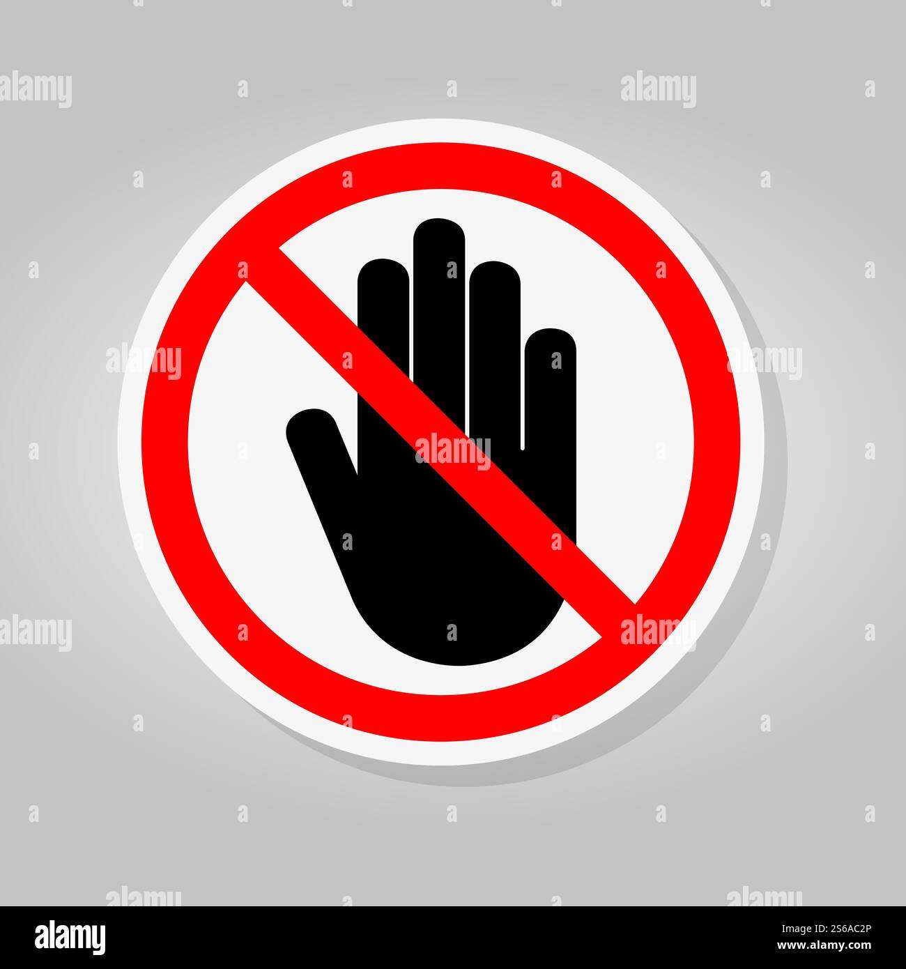 Do Not Entry Symbol Sign Isolate On White Background,Vector ...