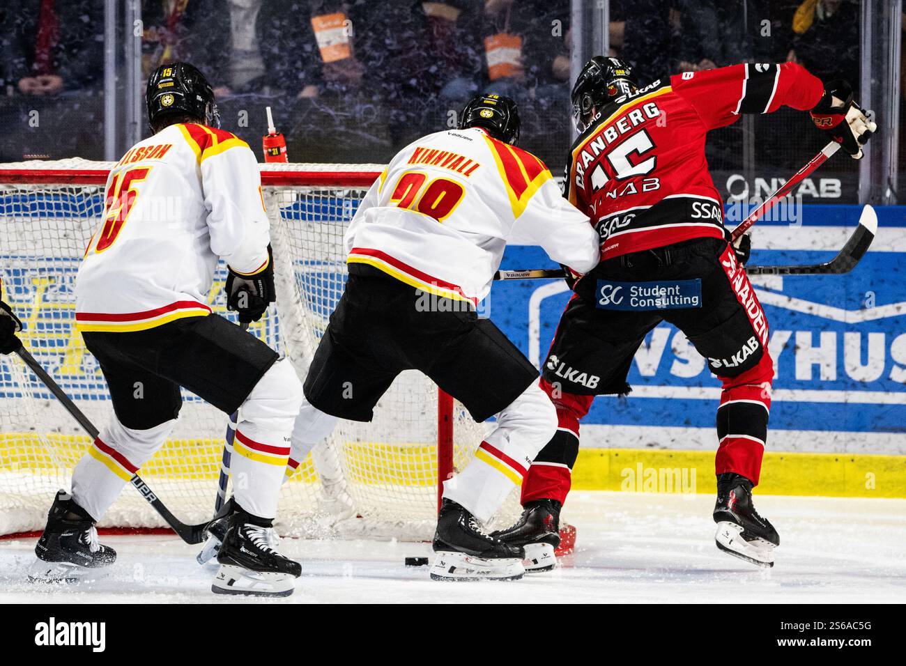 250116 Luleås David Granberg under ishockeymatchen i SHL mellan Luleå ...