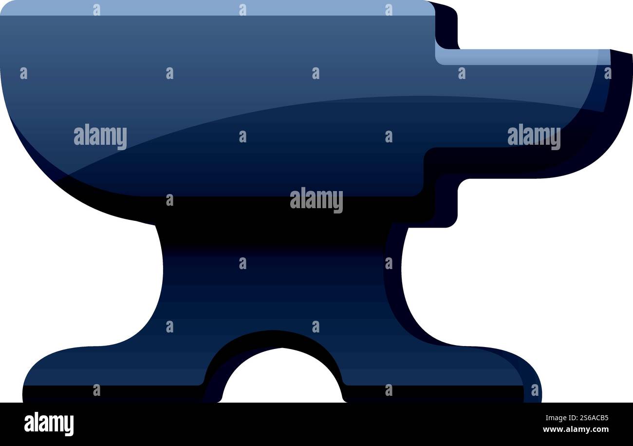 Blacksmith anvil tool icon. Cartoon of blacksmith anvil tool vector icon for web design isolated ...