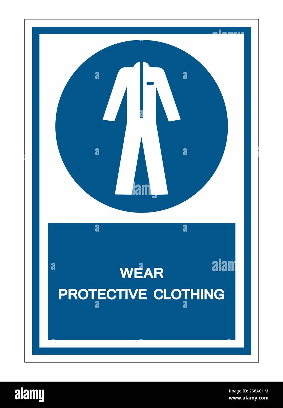 Wear Protective Clothing Symbol Sign Isolate On White Background,Vector ...