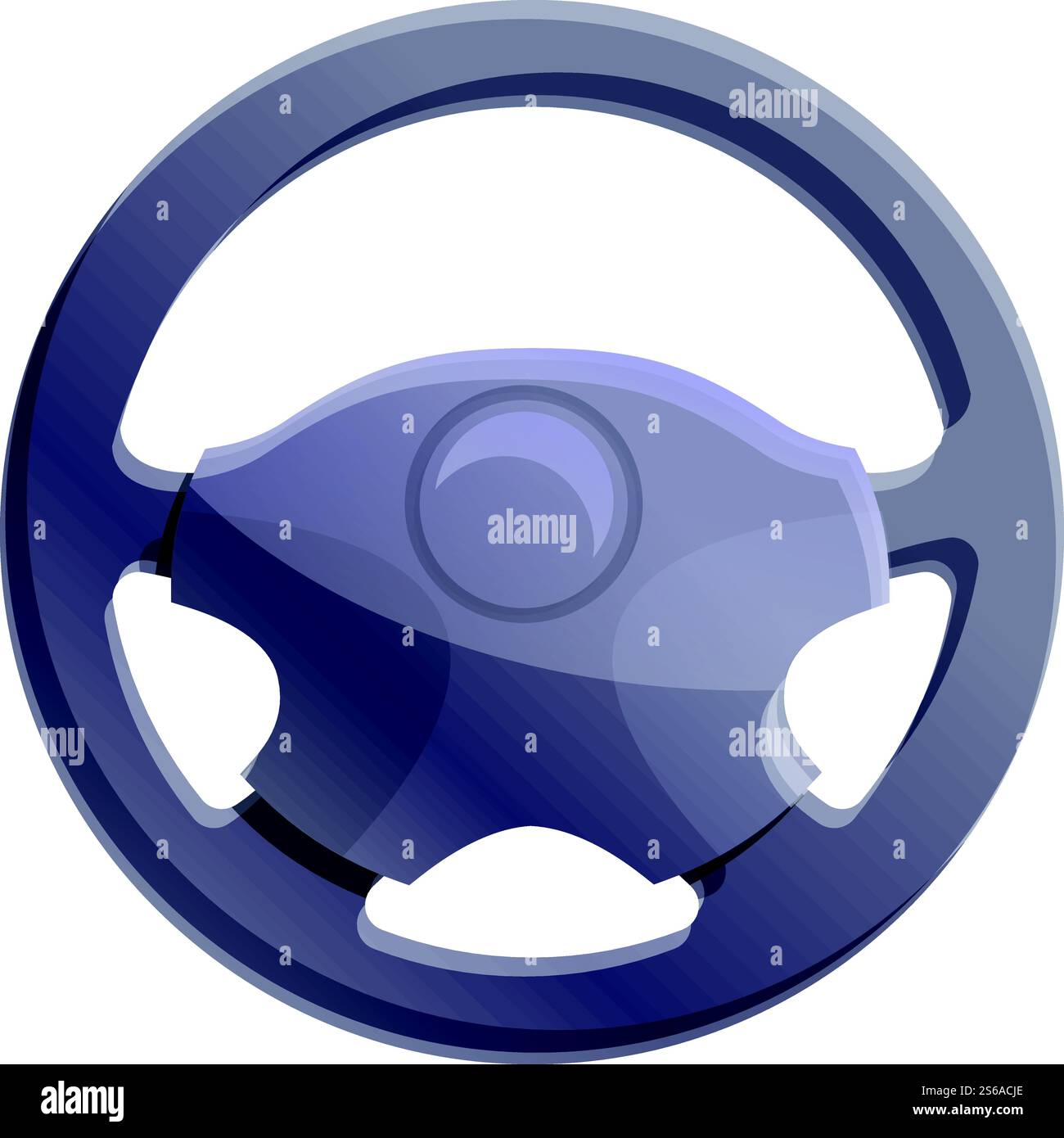 Modern steering wheel icon. Cartoon of modern steering wheel vector ...