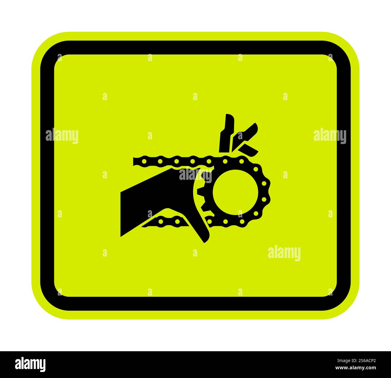 Hand Entanglement Chain Drive Symbol Sign Isolate on White Background ...