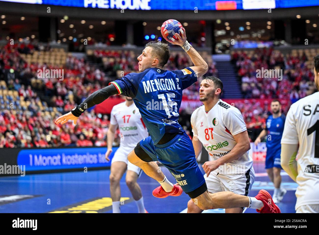 Simone Mengon of Italy Nationalteam during IHF Men's - Handball World ...