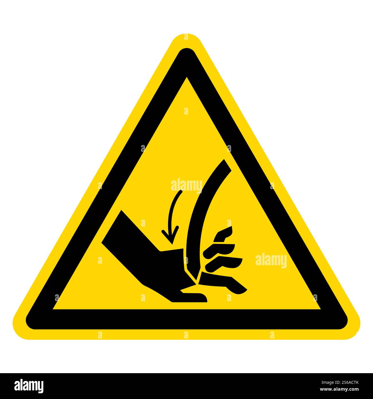 Cutting of Hand Curved Blade Symbol Sign Isolate On White Background ...