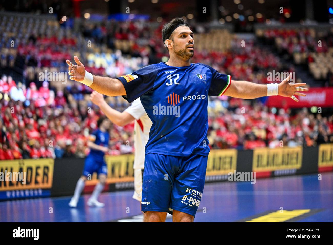 Andrea Parisini of Italy Nationalteam during IHF Men's - Handball World ...