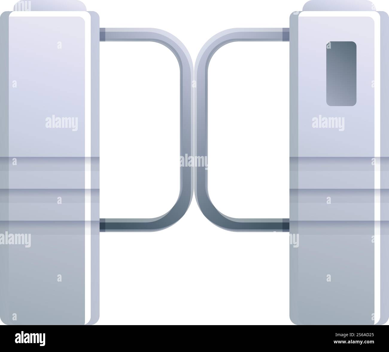 Control turnstile icon. Cartoon of control turnstile vector icon for ...