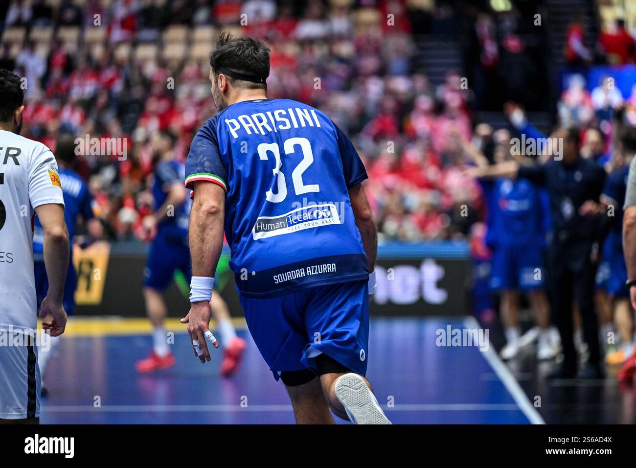 Andrea Parisini of Italy Nationalteam during IHF Men's - Handball World ...