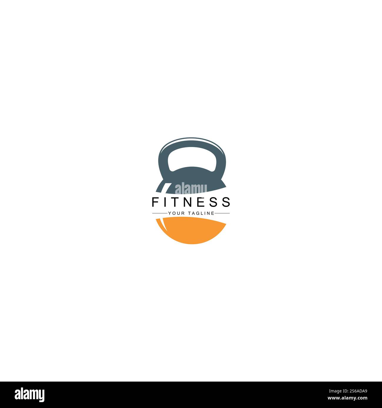Barbell gym logo hi-res stock photography and images - Alamy