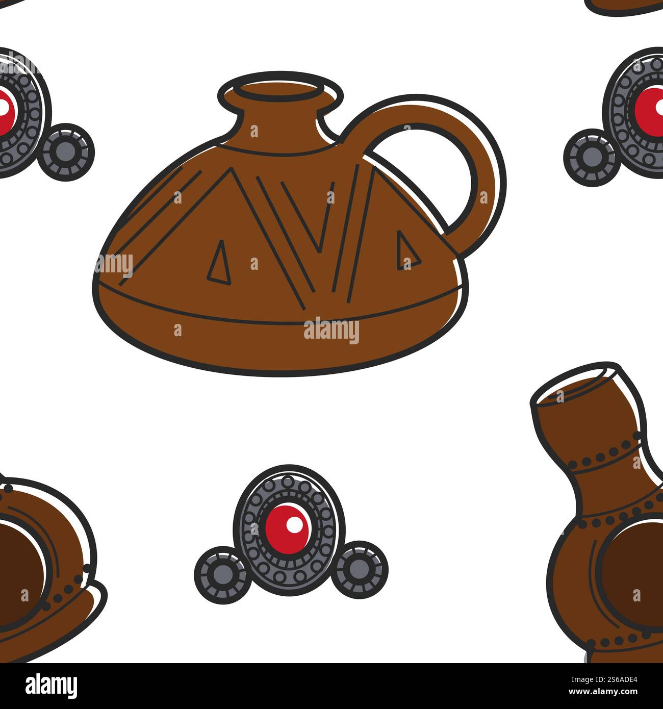 Armenian pottery Stock Vector Images - Alamy