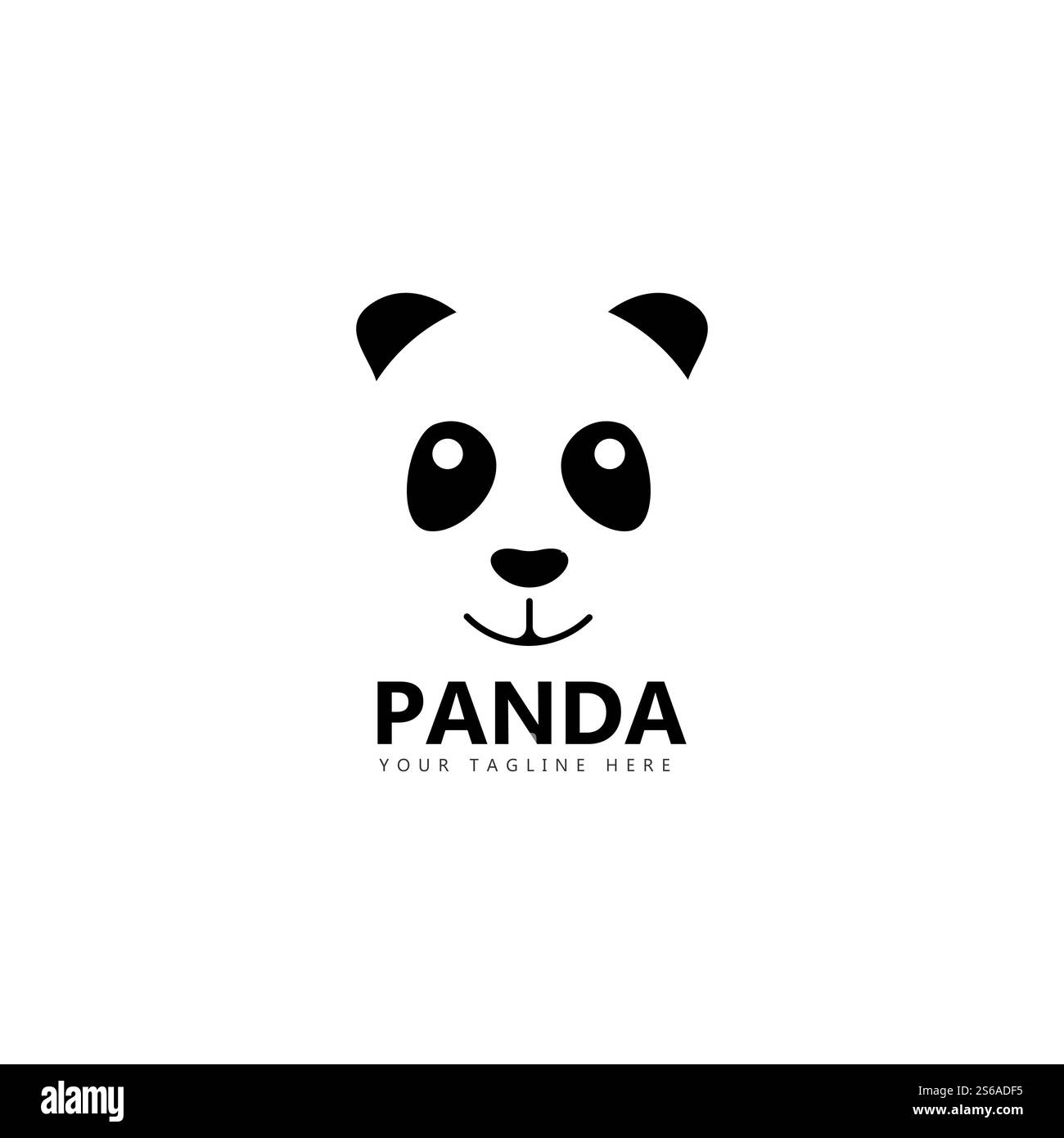 panda logo template vector illustration Stock Vector Image & Art - Alamy