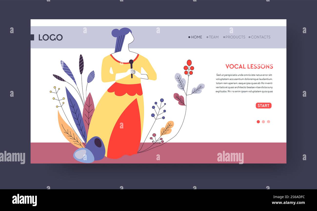 Vocal skill Stock Vector Images - Alamy