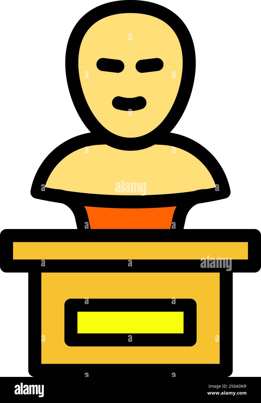 Ancient bust icon. Outline ancient bust vector icon for web design ...