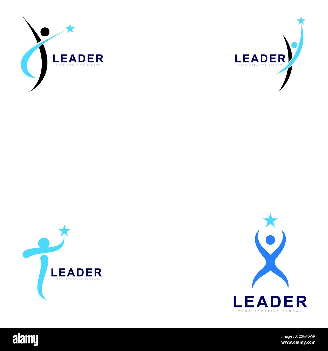 leadership logo success logo and education logo vector Stock Vector ...