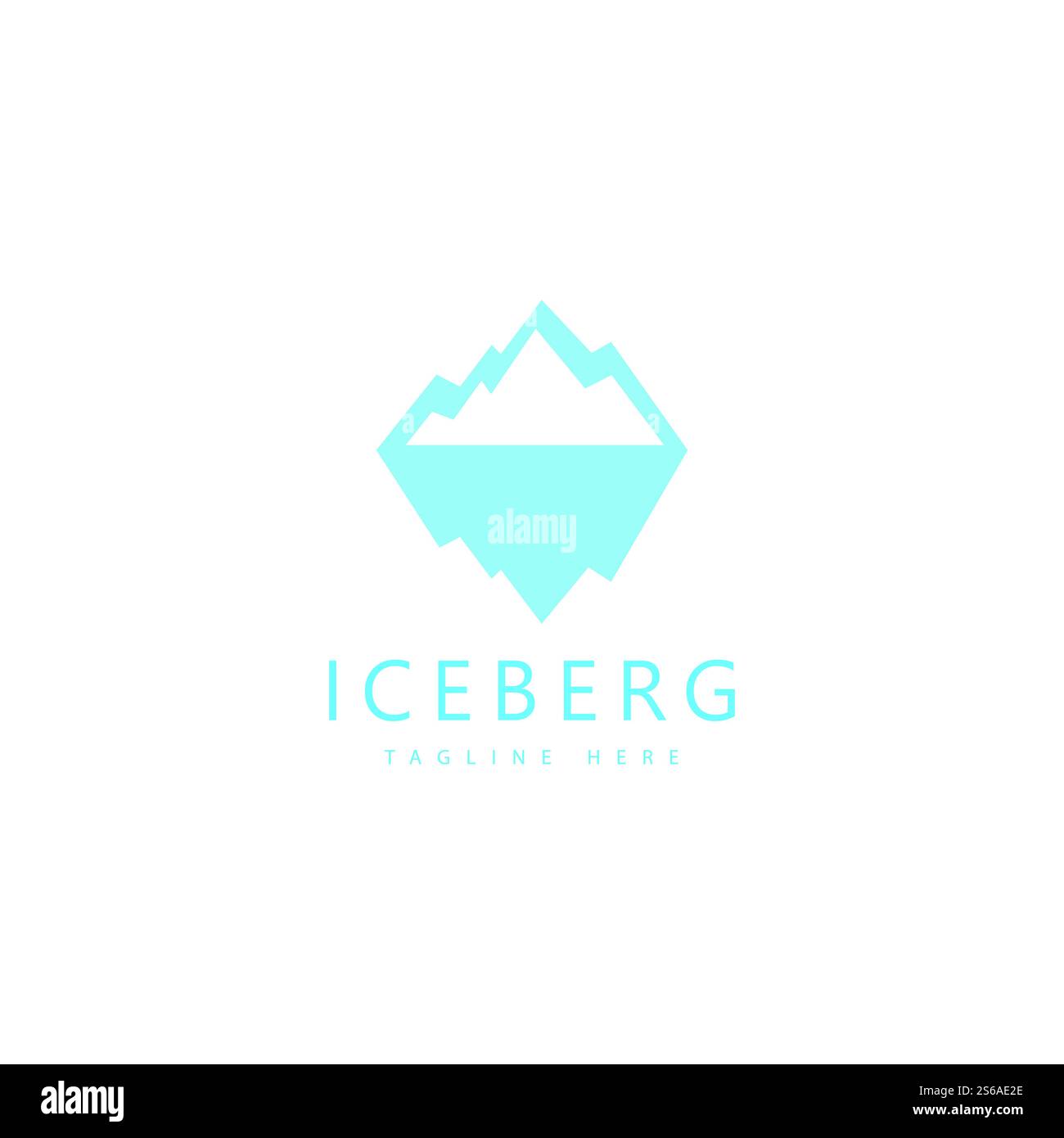Iceberg vector illustration icon design template Stock Vector Image ...
