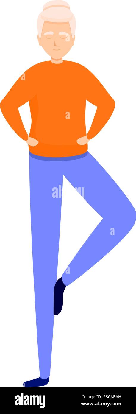 Woman retire icon. Cartoon of woman retire vector icon for web design ...