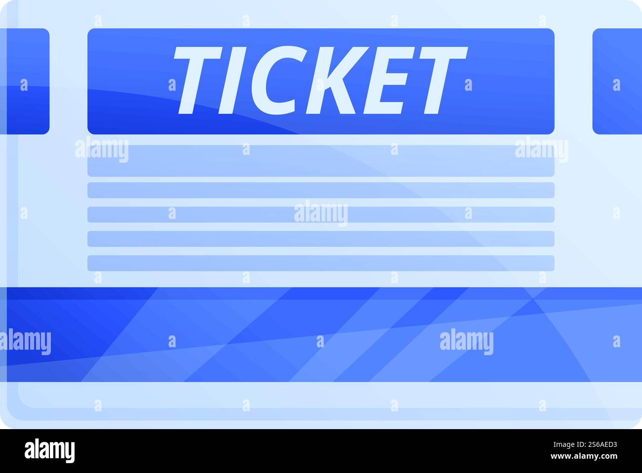 Paper ticket icon. Cartoon of paper ticket vector icon for web design ...