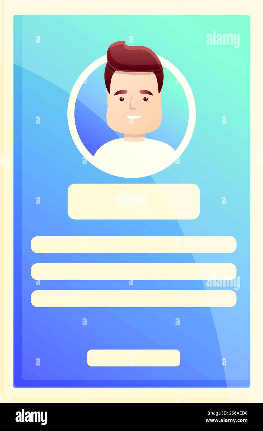Face secured log icon. Cartoon of face secured log vector icon for web ...