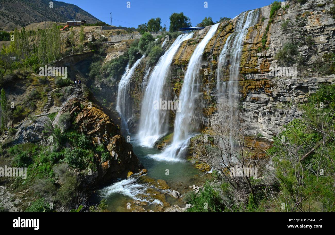 Tortum Waterfall, located in Erzurum, Turkey, is one of the largest ...