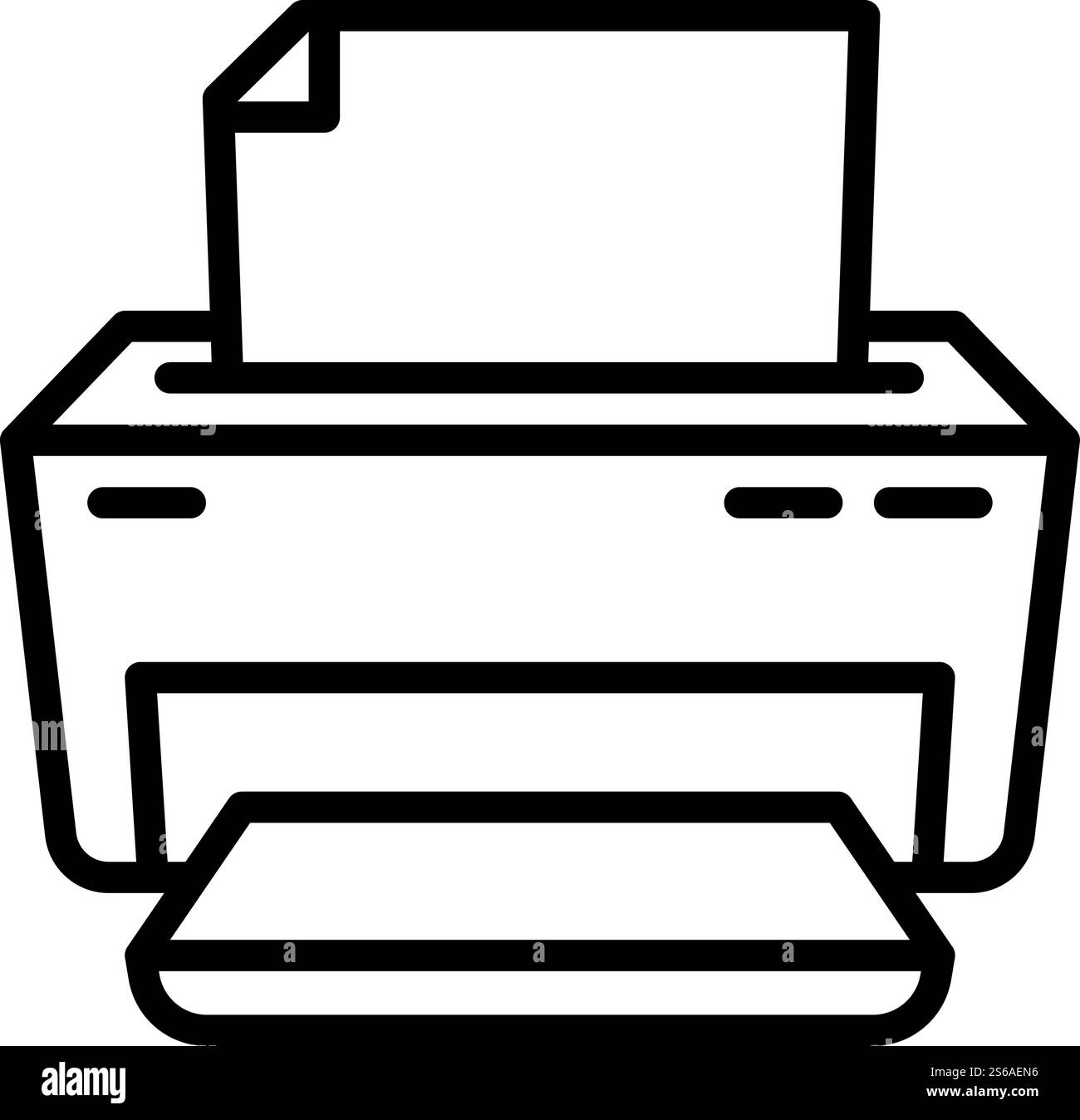 Toner printer icon. Outline toner printer vector icon for web design ...