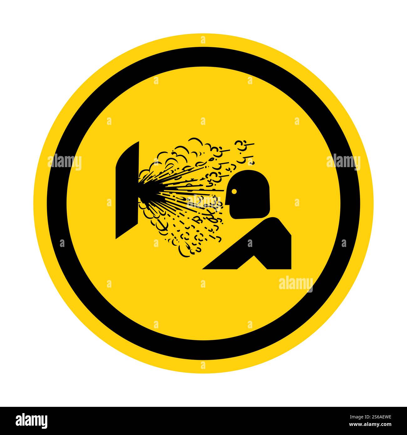 Explosion Release of Pressure Symbol Sign Isolate on White Background ...