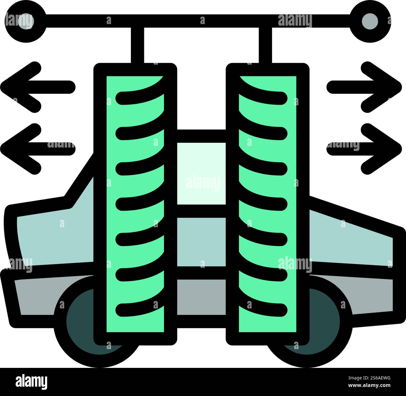 Touchless car wash Cut Out Stock Images & Pictures - Alamy