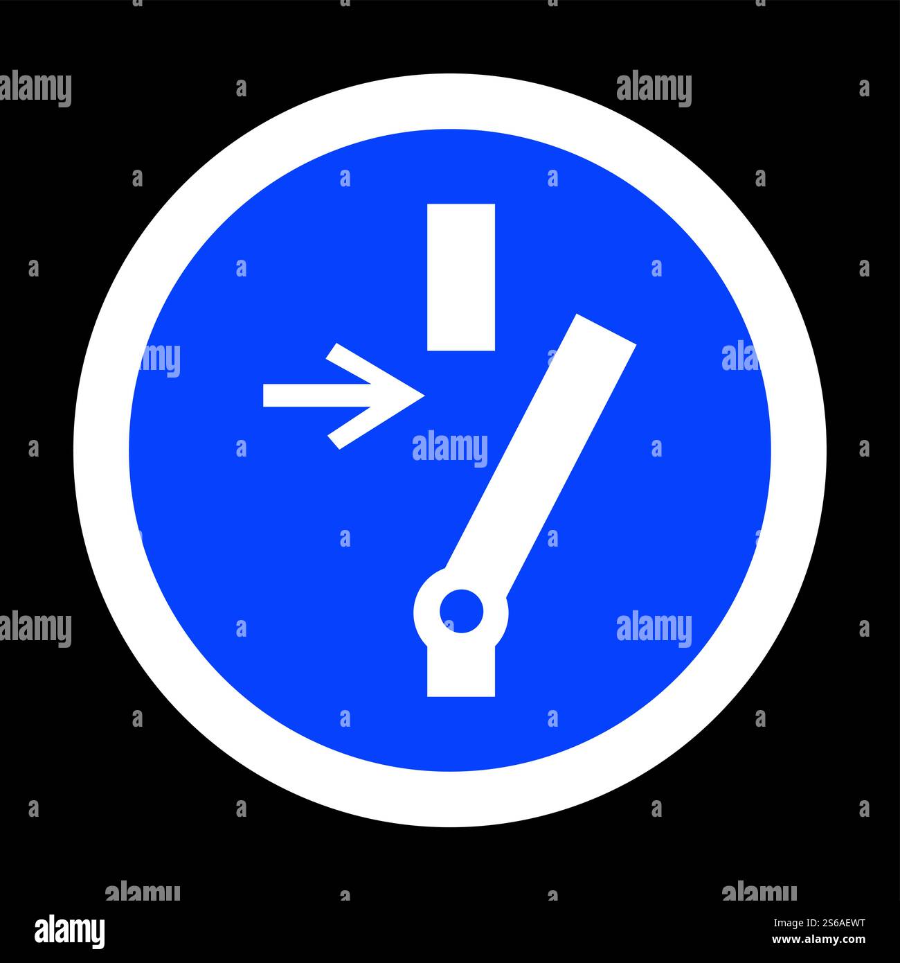 Disconnect Before Carrying Out Maintenance Or Repair Symbol Sign On ...