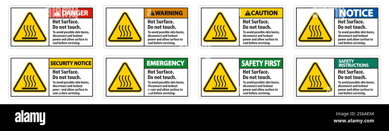 Hot Surface, Do Not Touch, To Avoid Possible Skin Burns, Disconnect And ...