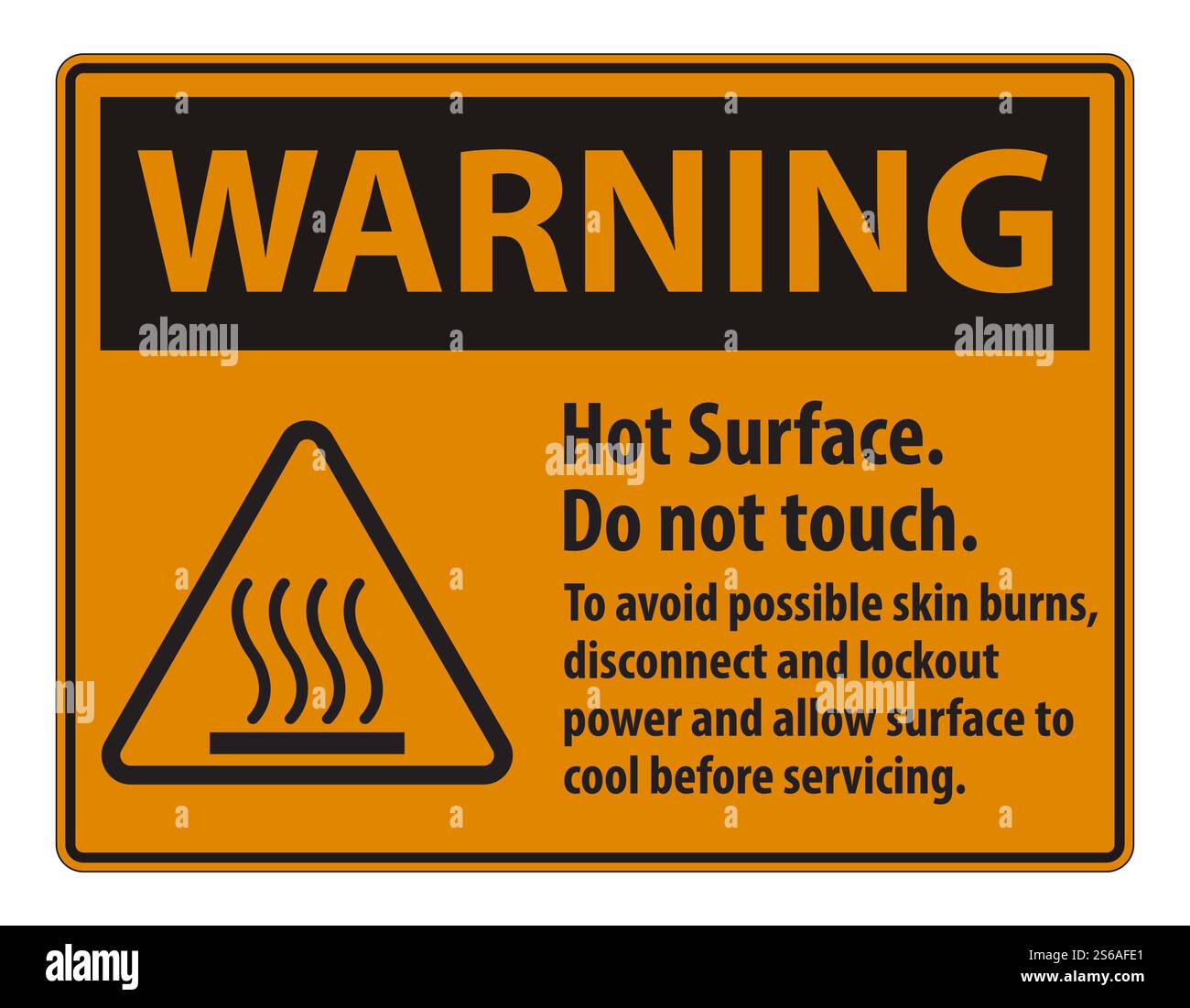 Hot Surface, Do Not Touch, To Avoid Possible Skin Burns, Disconnect And ...