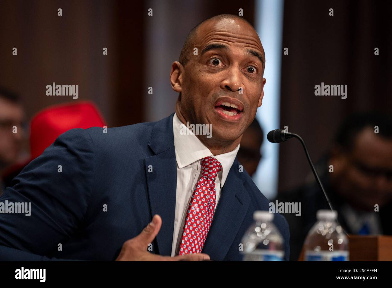 Eric Scott Turner speaks during his confirmation hearing to be ...