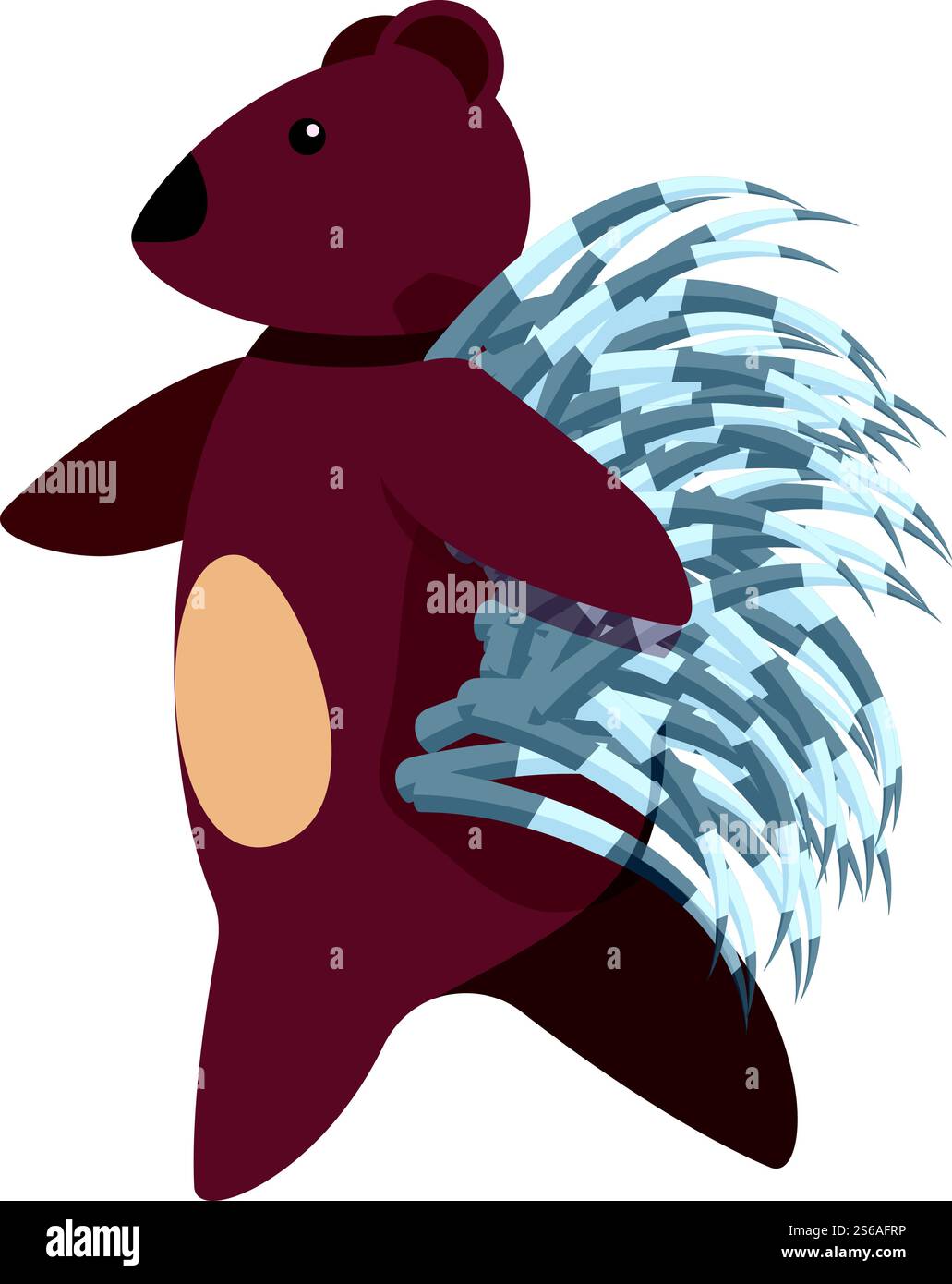 Porcupine icon. Cartoon of porcupine vector icon for web design ...