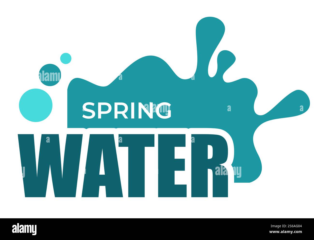 Clean organic product spring water isolated icon vector drink or ...
