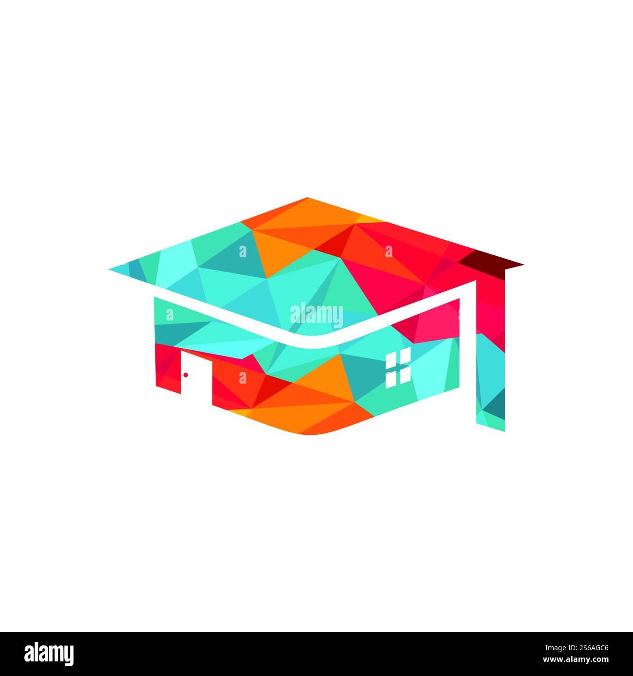 Education home vector logo design. Education studio or library logo ...