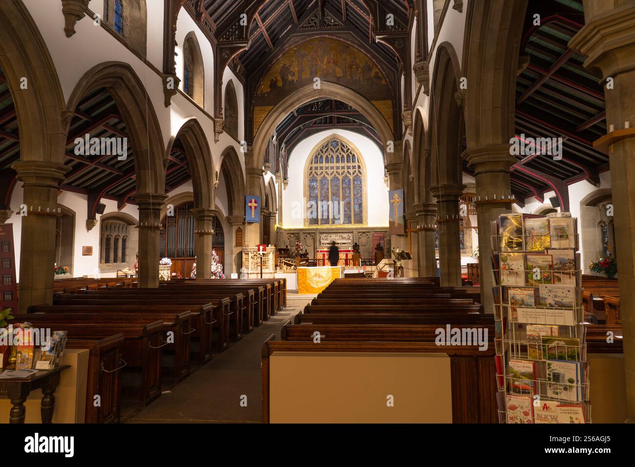 St Michael and All Angels Church, Haworth, West Yorkshire, made famous ...