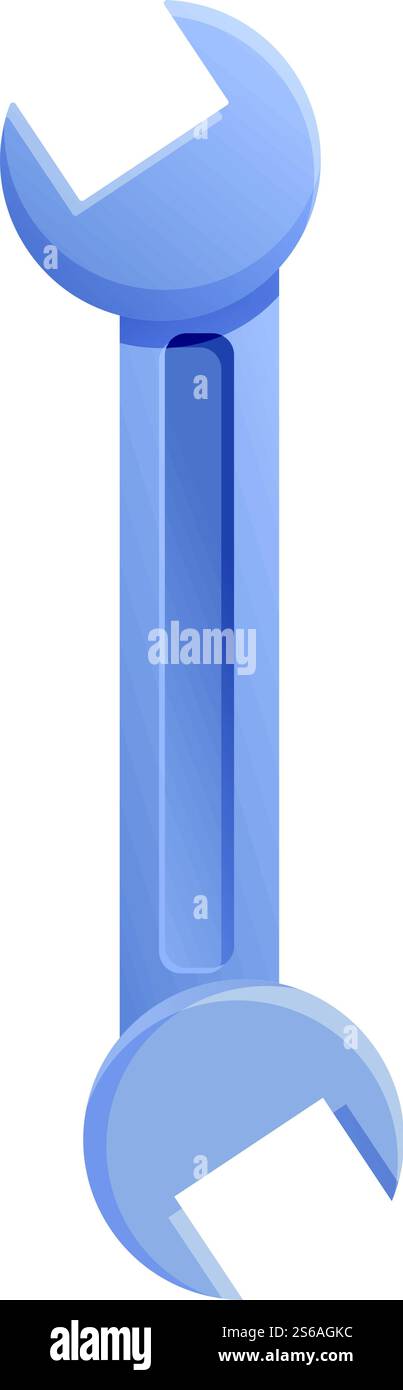 Carpenter steel key icon. Cartoon of carpenter steel key vector icon ...