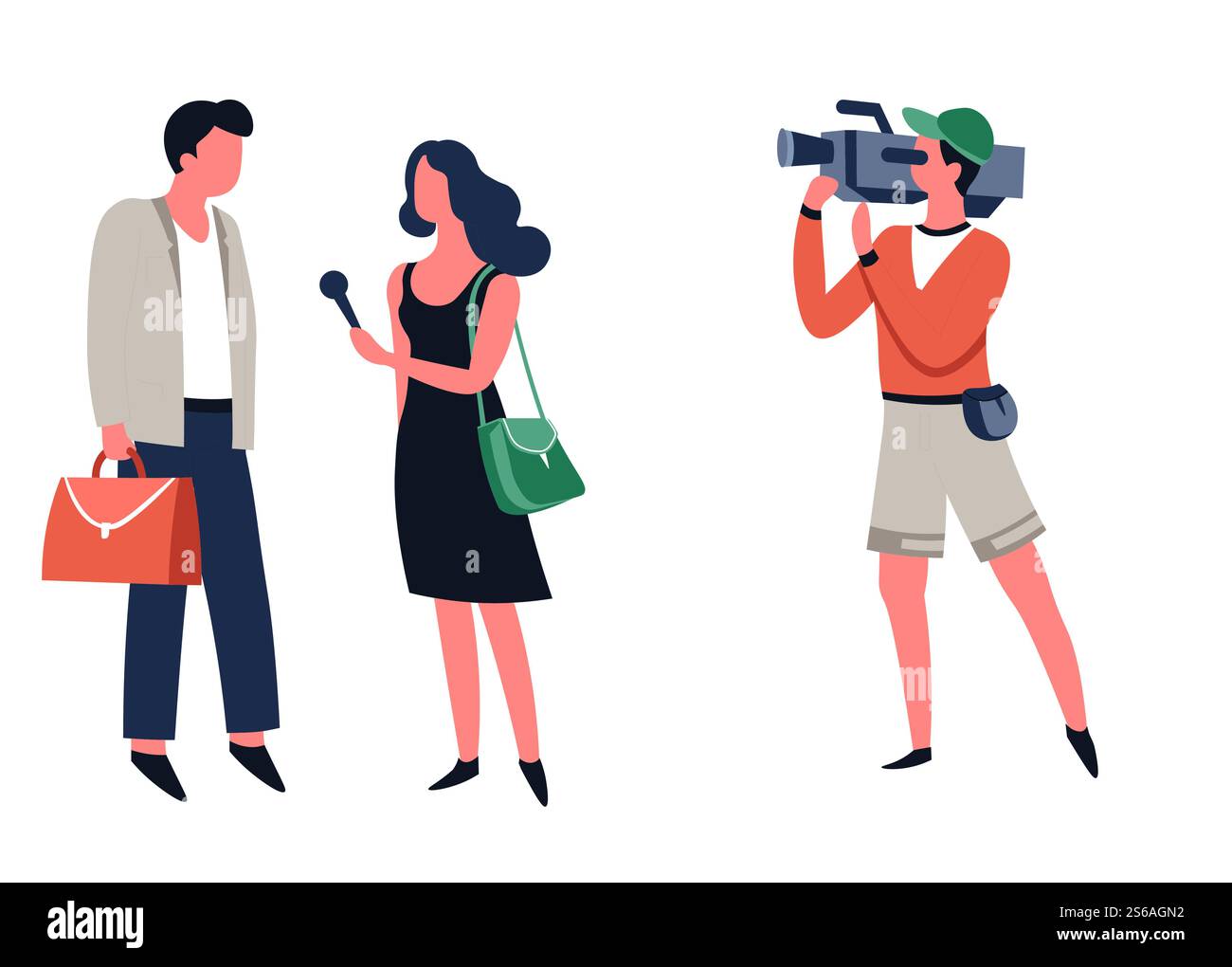 Woman passer by Stock Vector Images - Alamy