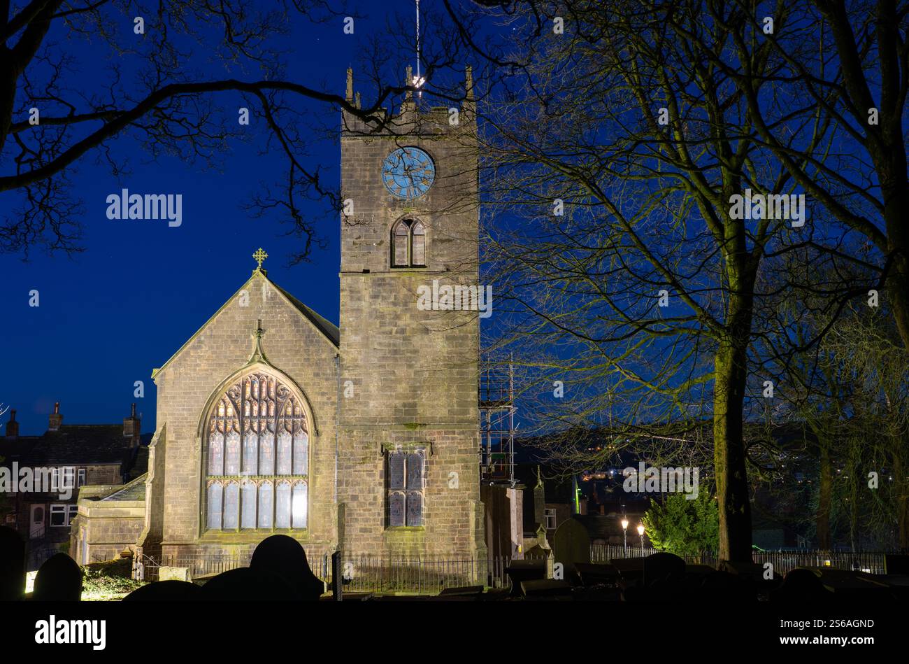 St Michael and All Angels Church, Haworth, West Yorkshire, made famous ...