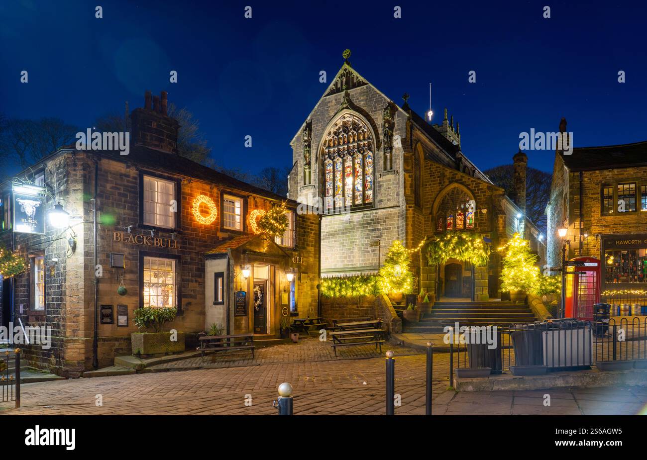 St Michael and All Angels Church, Haworth, West Yorkshire, made famous ...