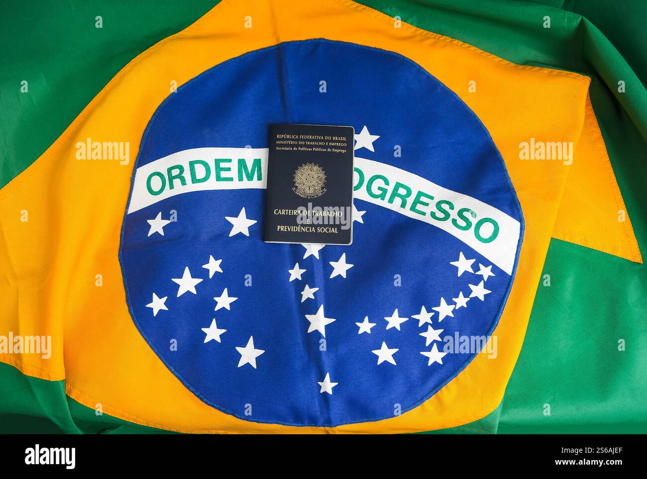 Work and social security card used by workers in Brazil Stock Photo - Alamy