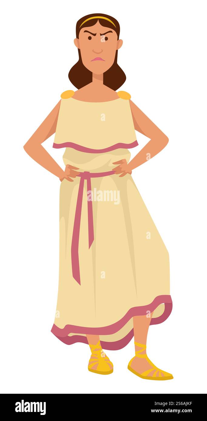 Ancient greek goddess Demeter grain agriculture and harvest vector ...