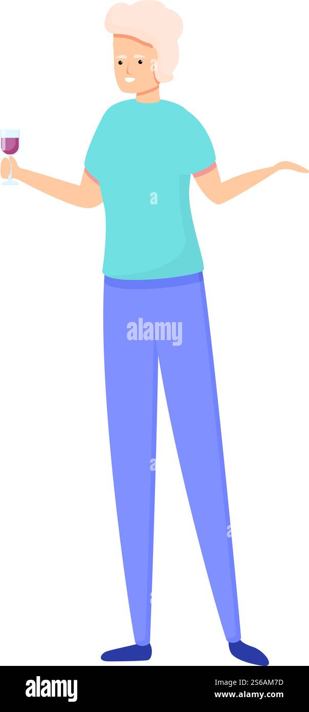 Happy retirement icon. Cartoon of happy retirement vector icon for web ...