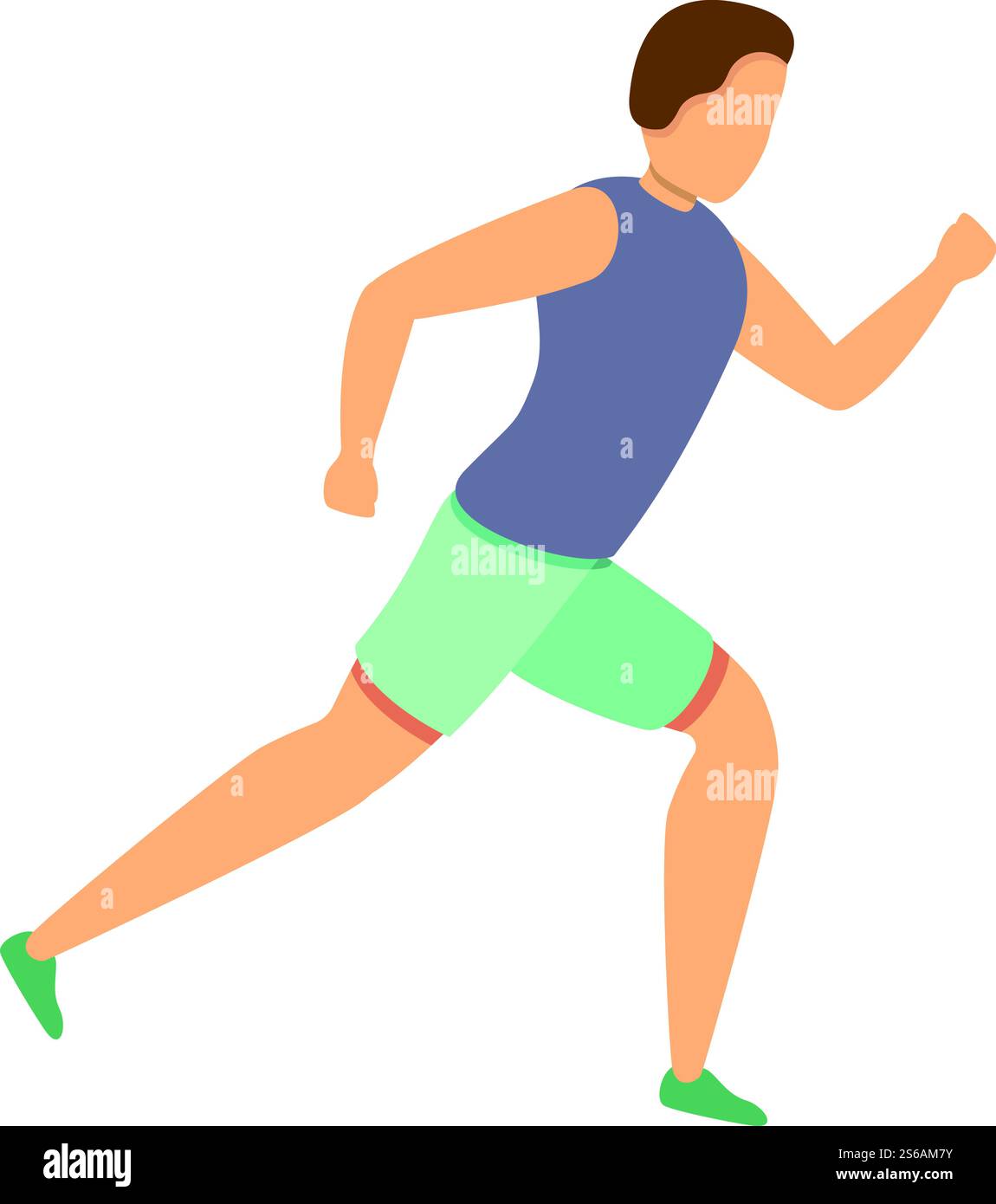 Muscle running icon. Cartoon of muscle running vector icon for web ...