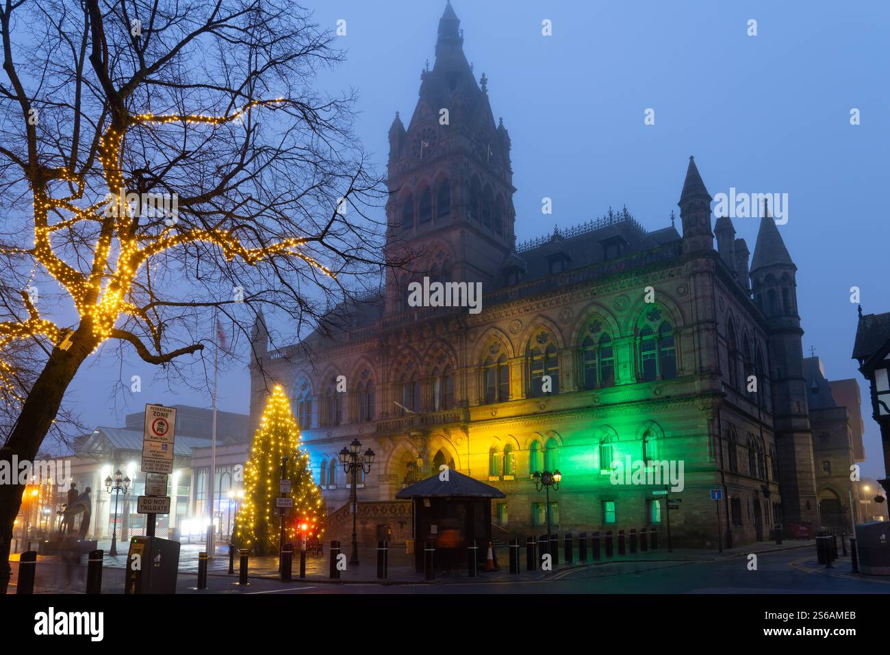Chester Town Hall, Northgate Street, Chester. Built in 1864-69 ...