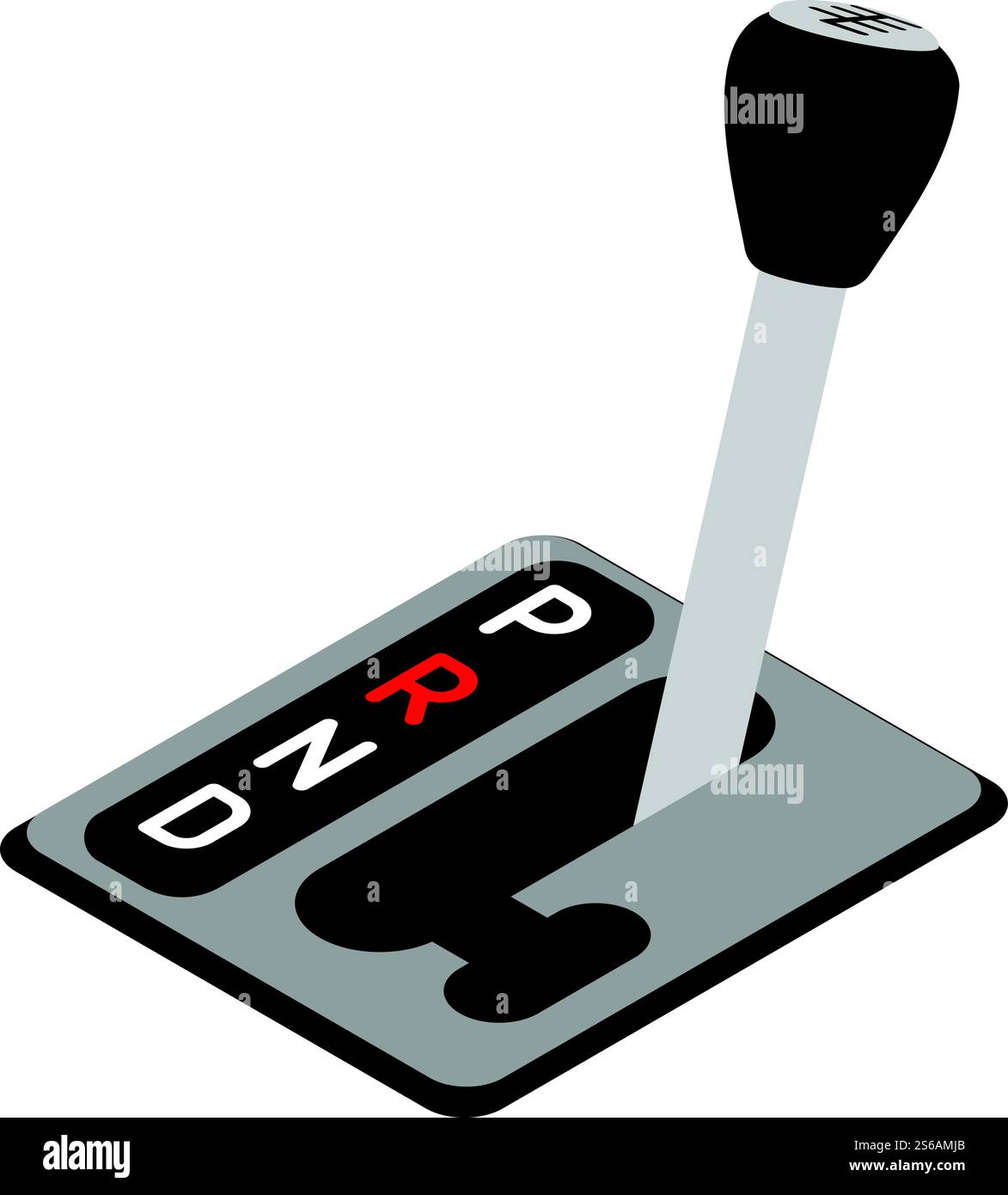 Automatic gearbox icon. Isometric of automatic gearbox vector icon for ...