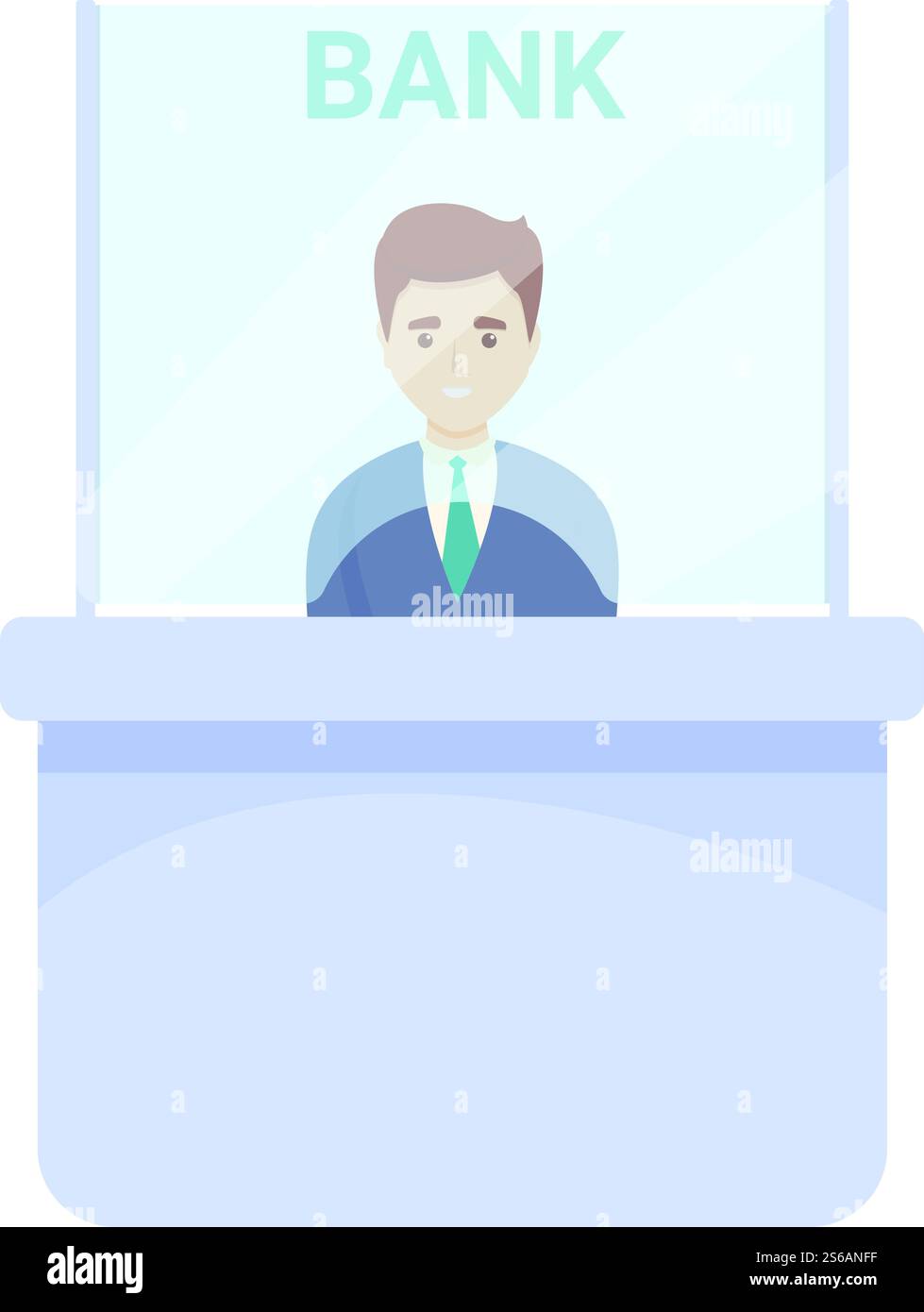 Bank teller operation icon. Cartoon of bank teller operation vector icon for web design isolated ...