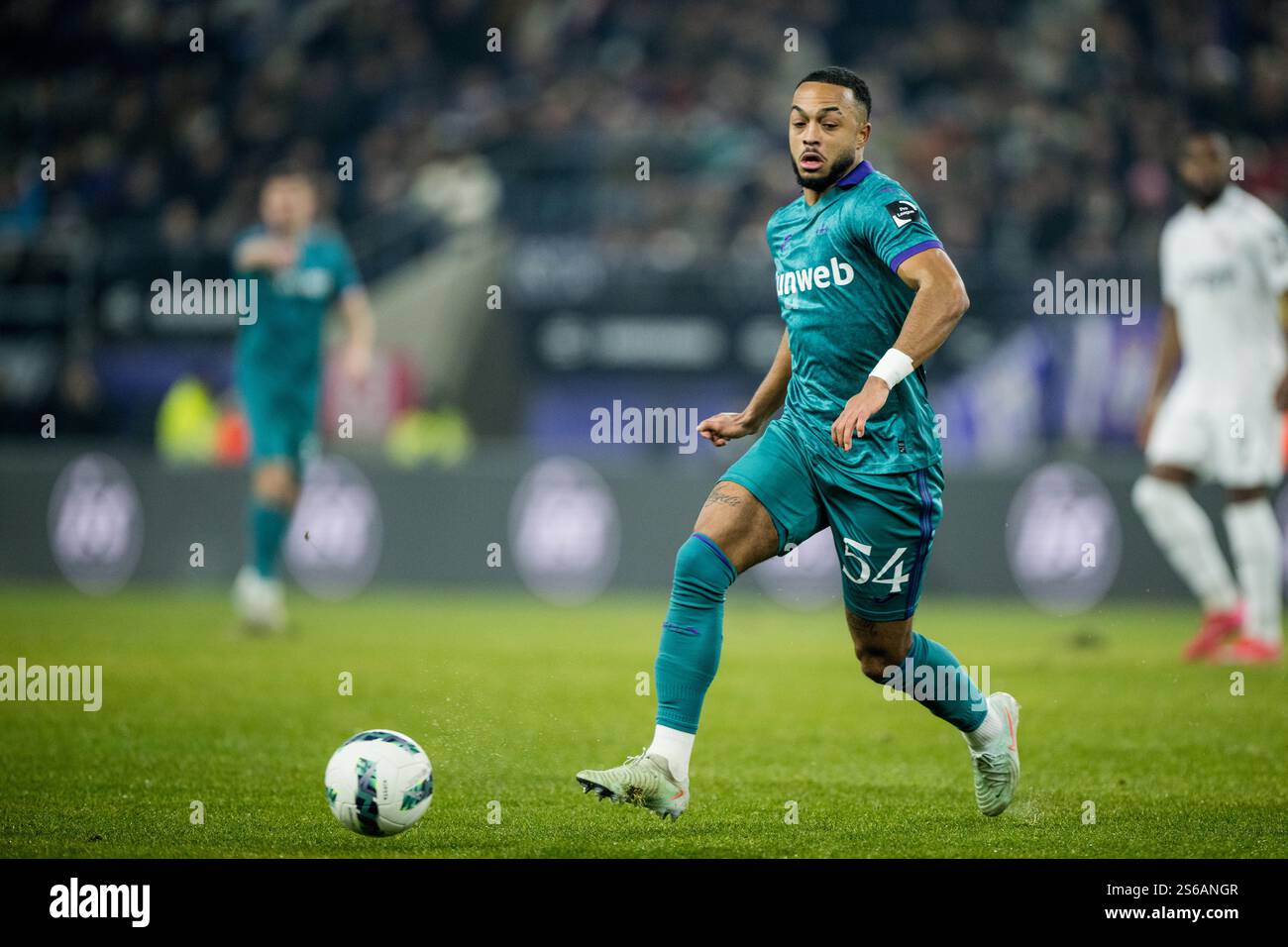 Brussels, Belgium. 16th Jan, 2025. Anderlecht's Killian Sardella ...