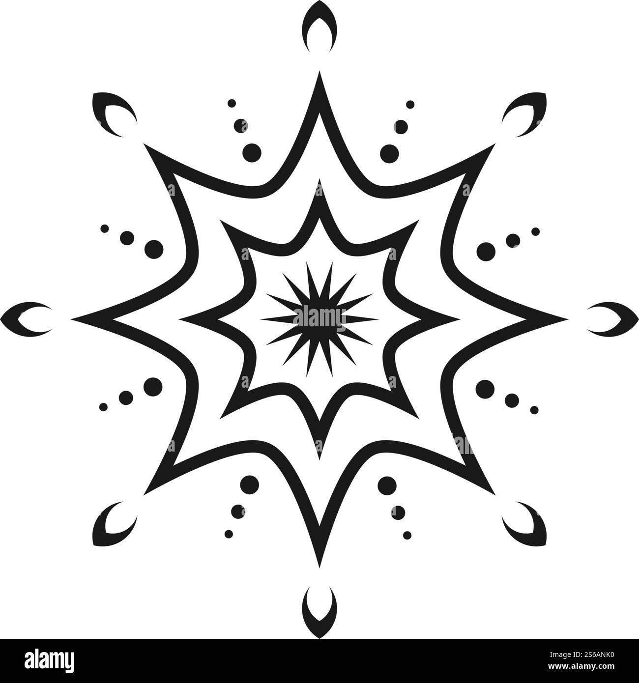 Decorative line arabic pattern vector design Stock Vector Image & Art ...