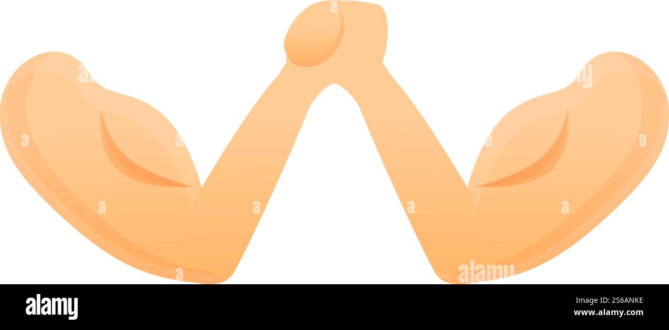 Strong arm wrestling icon. Cartoon of strong arm wrestling vector icon ...