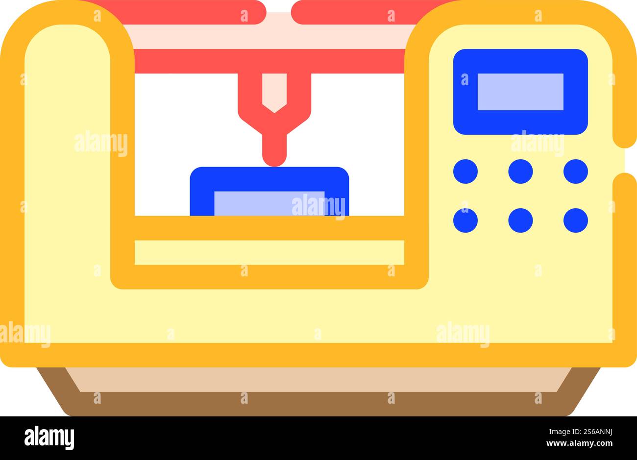 laser engraving color icon vector. laser engraving sign. isolated ...